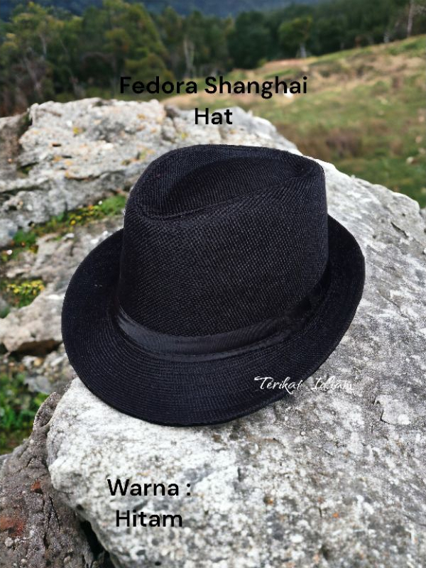 Jual Topi Fedora Fedora Hat Shanghai Style Topi Fedora Pantai Topi ...