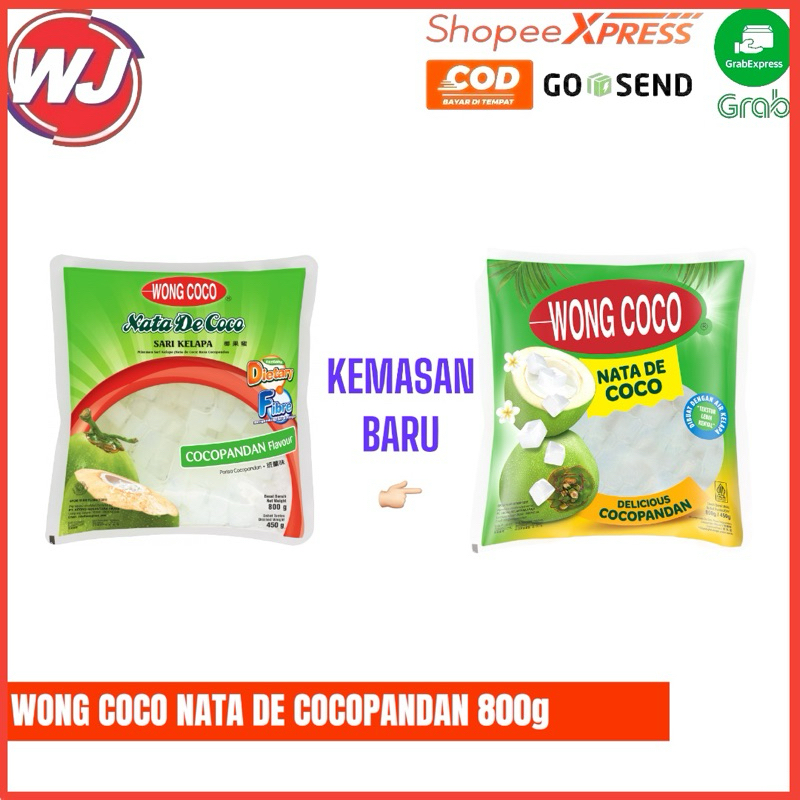 Jual WONG COCO NATA DE COCOPANDAN BANTAL 800g | Shopee Indonesia