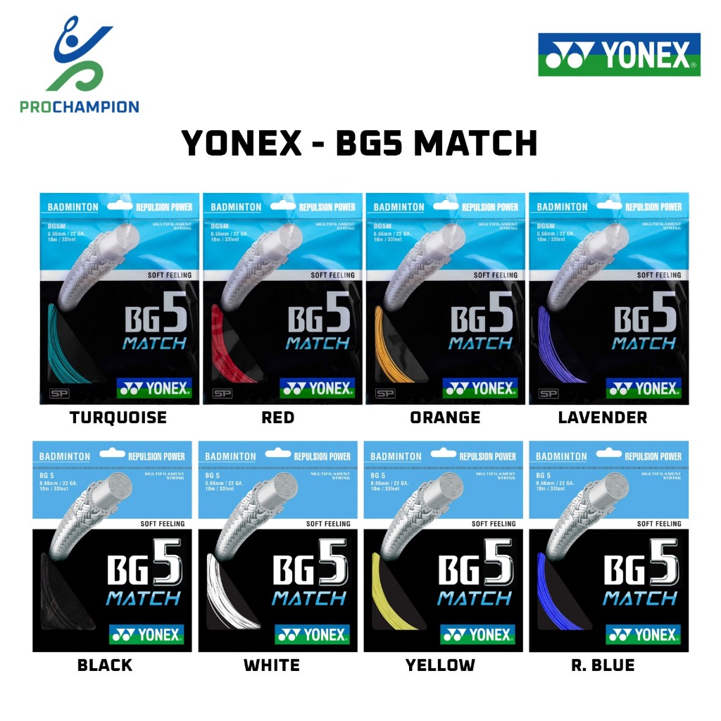 Jual YONEX BG 5 Match Senar Badminton Original | Shopee Indonesia