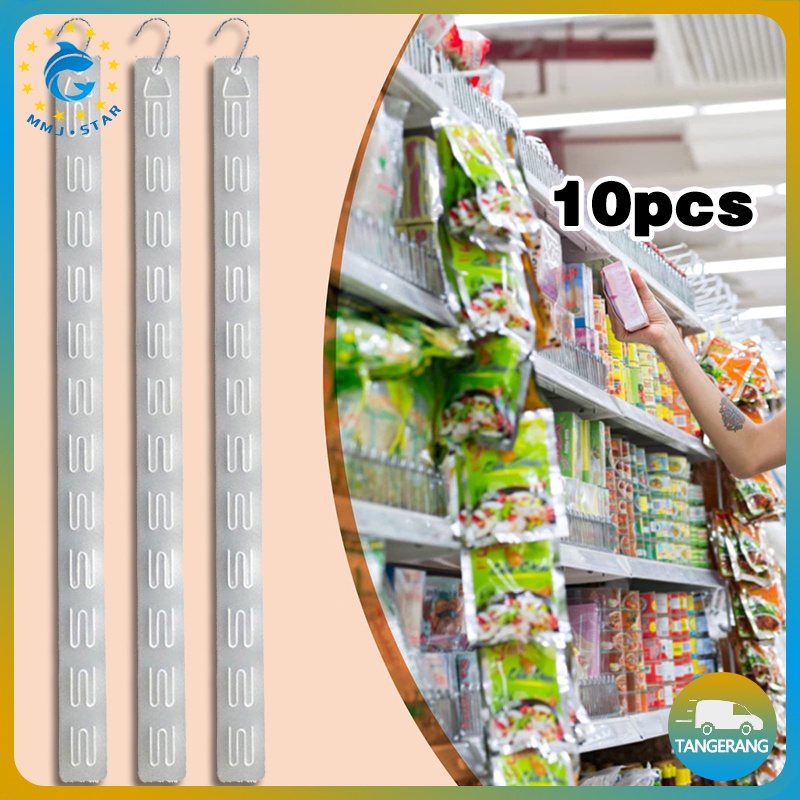 Jual Supermarket Display Hanging Strip 10pcs/Clip Strip Display Makanan ...