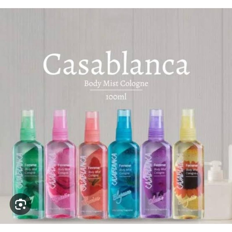 Jual Casablanca body mist cologne 100 ml / Parfum Casablanca 100 ml ...