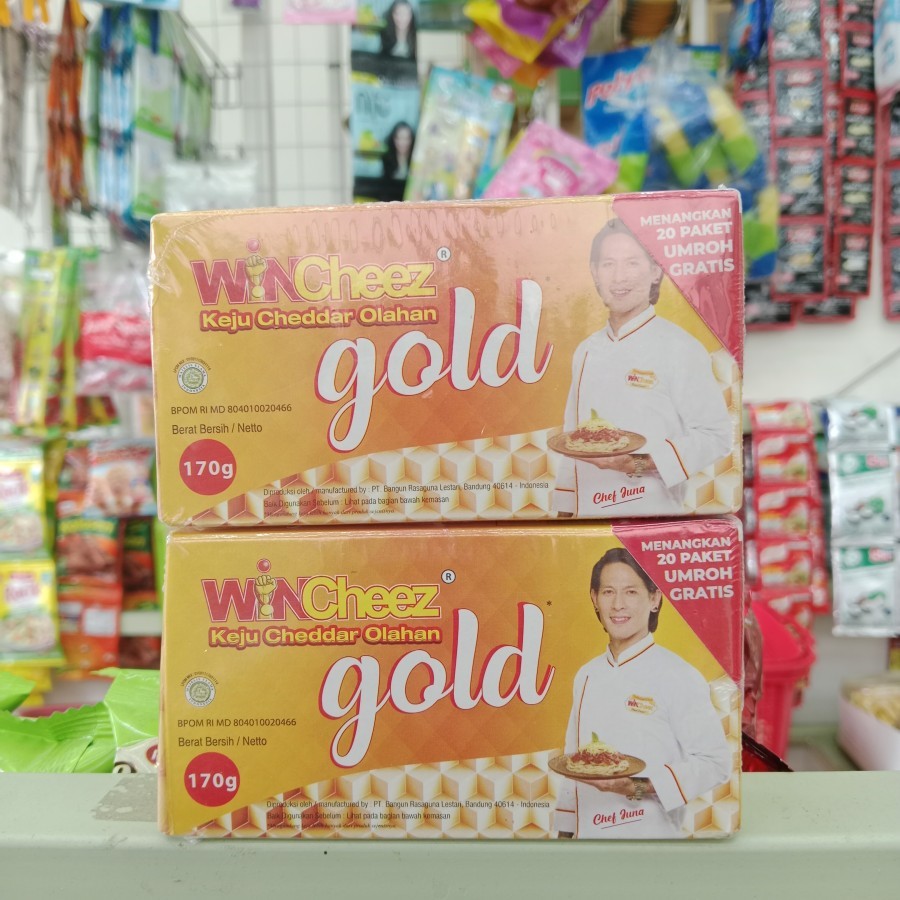 Jual Win Cheez Gold Keju Cheddar Olahan 170Gram | Shopee Indonesia