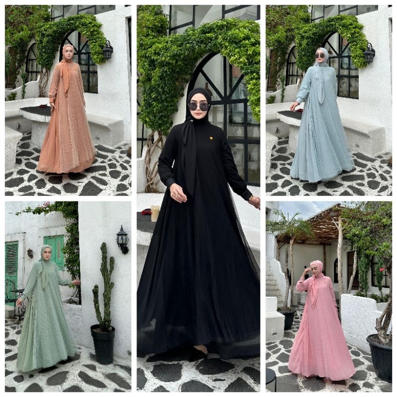 Jual Gamis Queen set 2in1 By Ninona | Shopee Indonesia