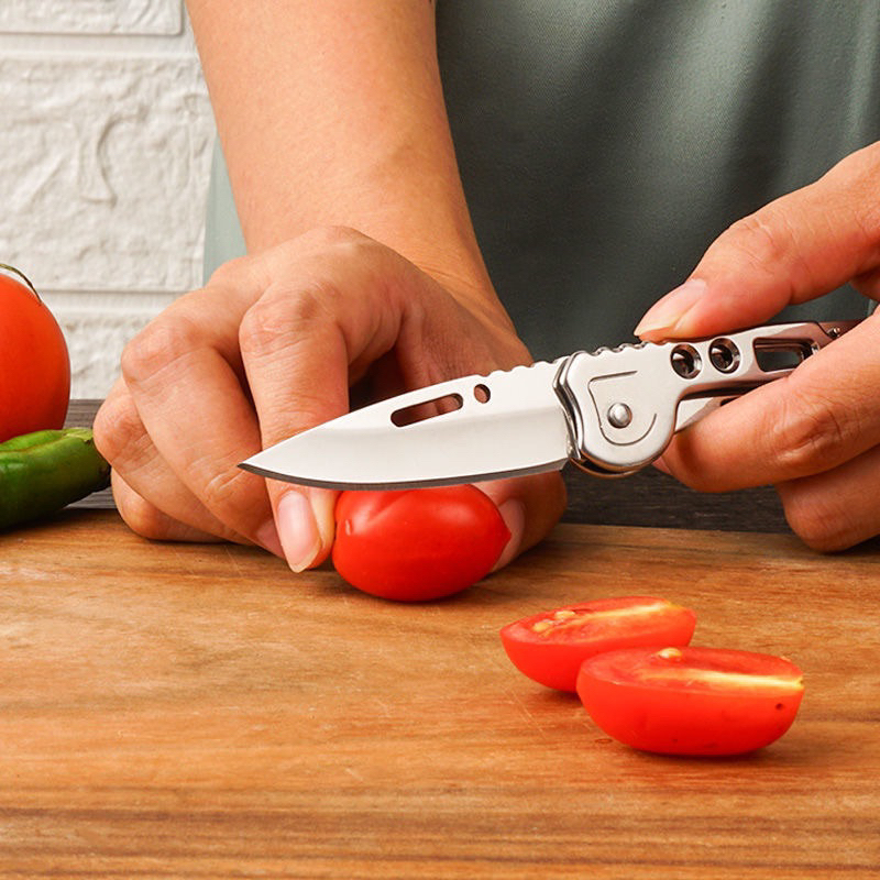 Jual Pisau Mini Outdoor Multifungsi Stainless Stell Pisau Survival Mini ...