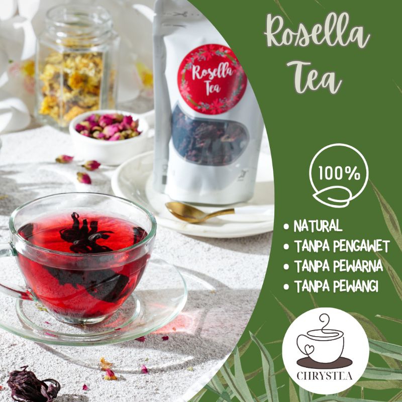 Jual CHRYSTEA || Rosella Tea Sachet 10gr | Shopee Indonesia