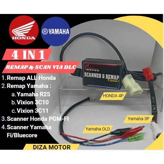 Jual PAKET REMAP TERMURAH & LENGKAP! REMAP SEPEDA MOTOR HONDA & YAMAHA ...