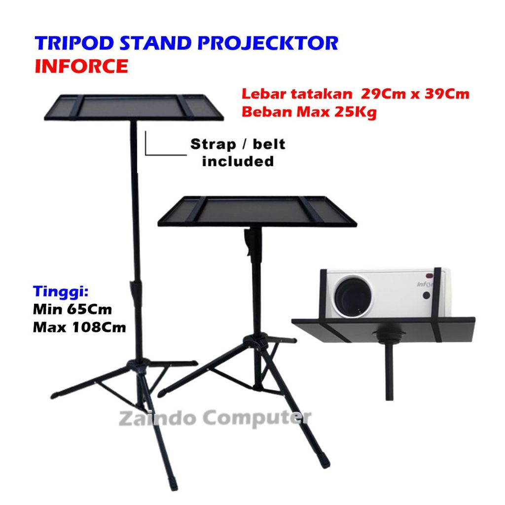 Jual MEJA PROYEKTOR - TRIPOD STAND PROJECKTOR - INFORCE TRIPOD ...