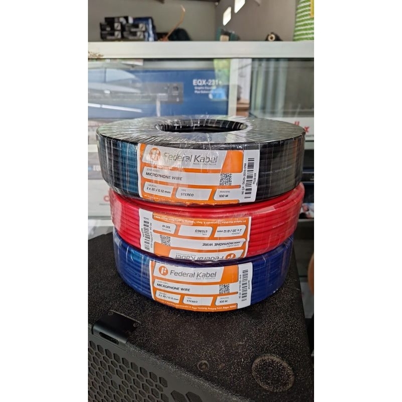 Jual Kabel Mic Stereo Federal meteran | Shopee Indonesia