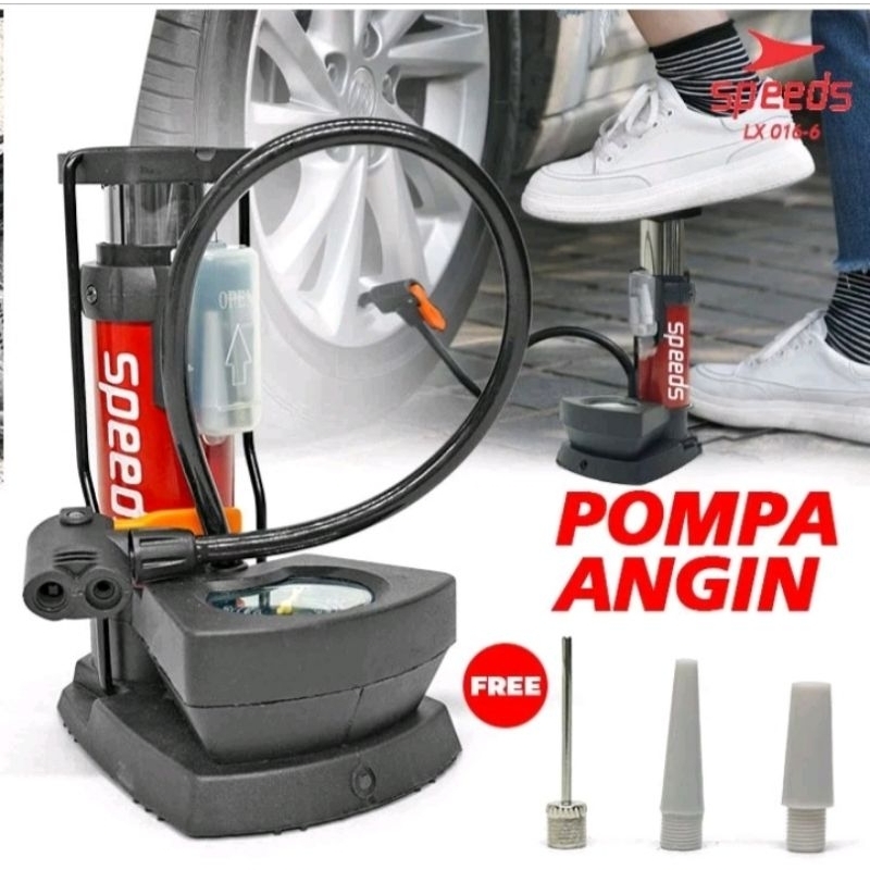 Jual Speeds Pompa Ban Mini Food Pump Portable High Pressure Pompa Angin ...