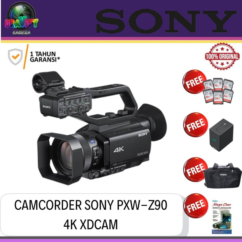 Jual CAMCORDER SONY PXW-Z90 4K / SONY PXW Z90 4K | Shopee Indonesia