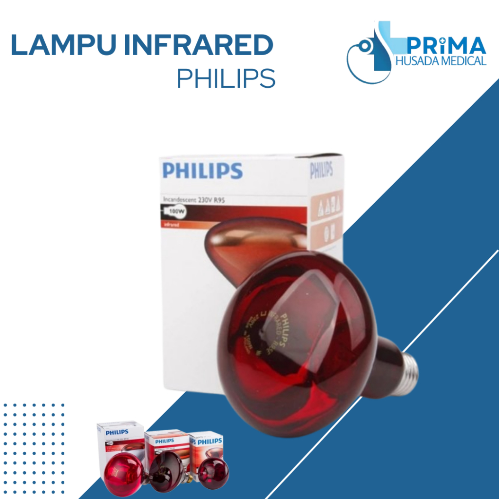 Jual Lampu Infrared Philips Original Bohlam Infra Merah Terapi Kesehatan Phillips / Lampu ...