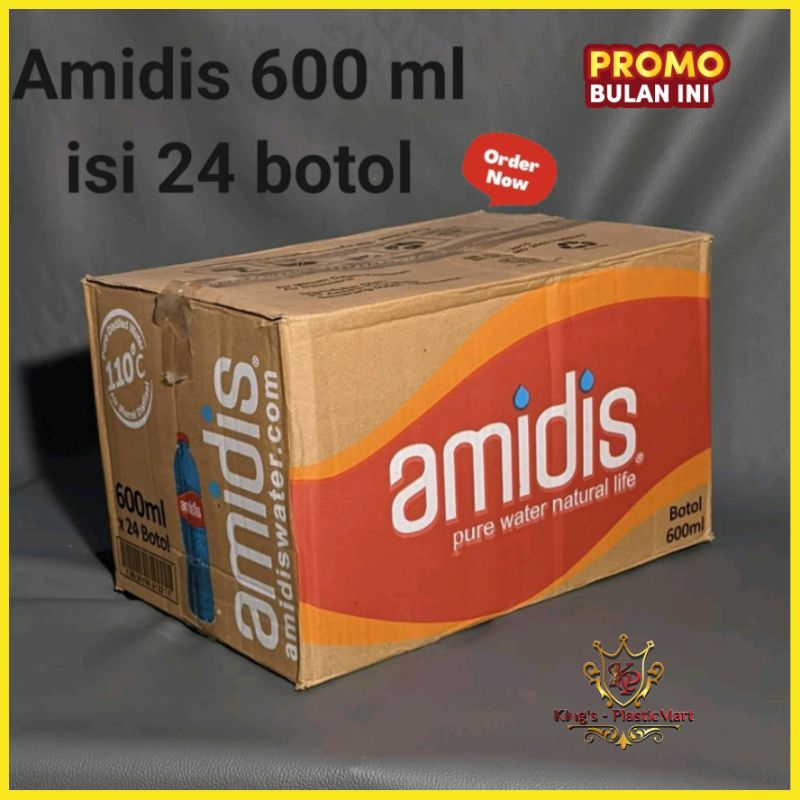 Jual Air Minum Amidis 600 Ml (Isi 24 Pcs/ Dus) | Shopee Indonesia