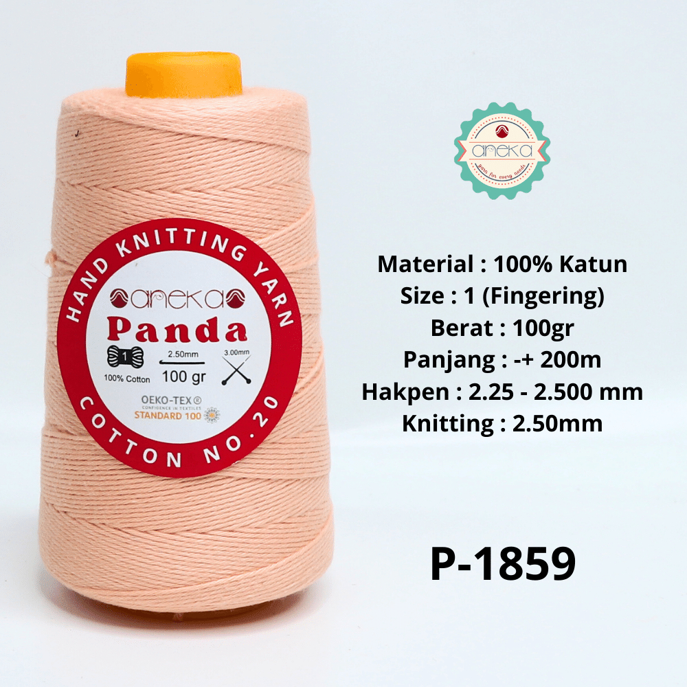 Jual KATALOG - Benang Rajut Katun Panda / Cotton Yarn 1 | Shopee Indonesia