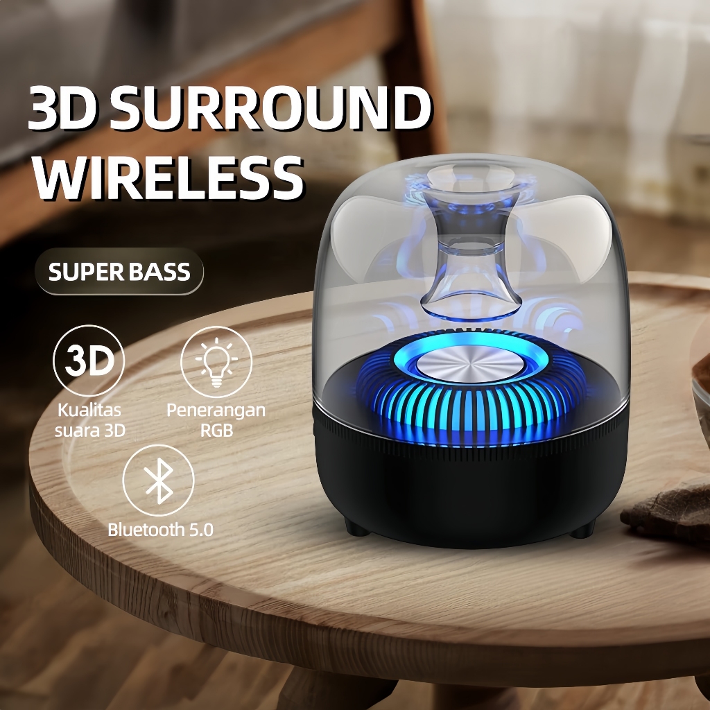 Jual Yulozea Speaker Bluetooth Super Bass Portable Bluetooth 5.0 ...