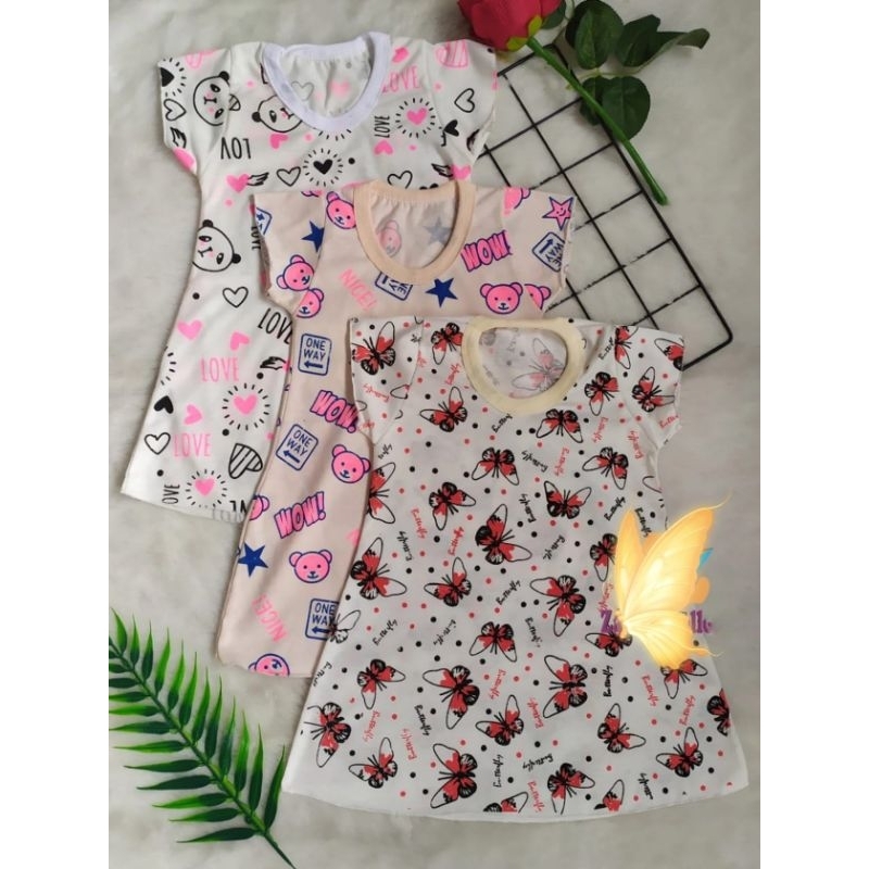 Jual Daster Anak Bayi Balita Lengan Motif | Shopee Indonesia