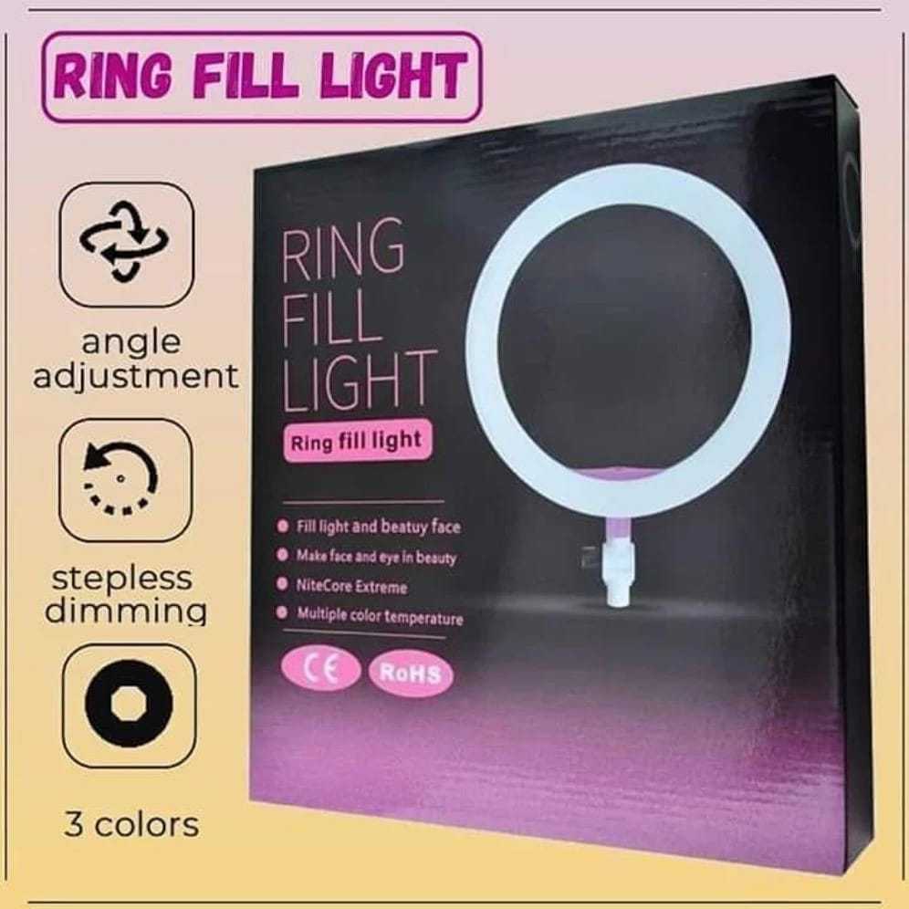 Jual Lampu Cahaya Flexibel - RING LIGHT LED 26CM Lampu 26 cm Make Up ...