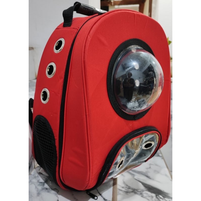 Jual Tas Kucing Astronot Cembung/Tas Hewan Astronot Cembung/Tas Reptil ...