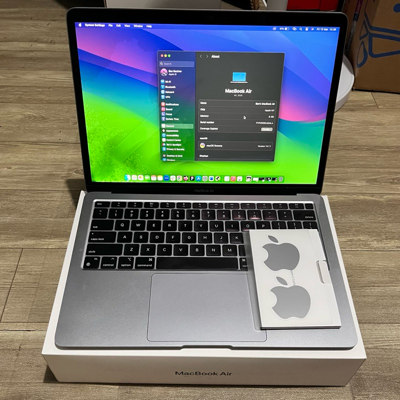 Jual Macbook Air M1 Space Grey 256GB 13” Ex iBox Minus | Shopee Indonesia