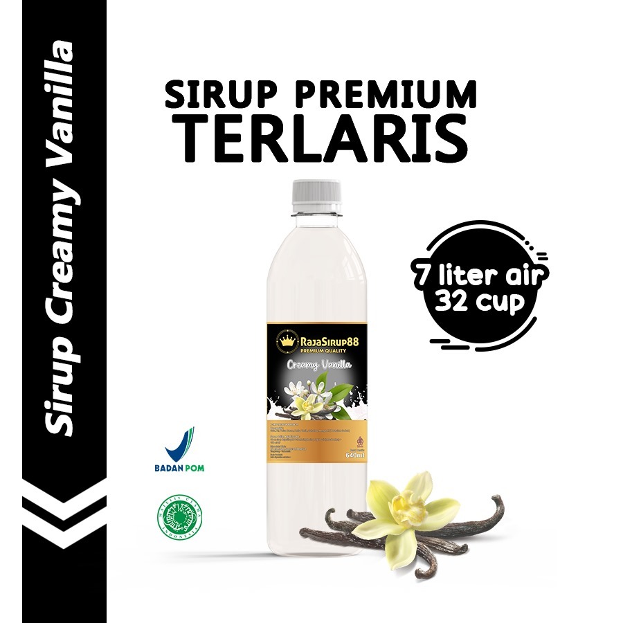 Jual Sirup Rasa Creamy Vanilla / Vanila Minuman Sirop Flavoured Syrup ...
