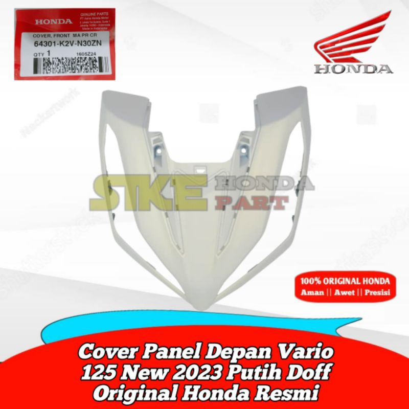 Jual 64301-K2V-N30ZN Cover Panel Depan Vario 125 New 2023 Putih Doff ...