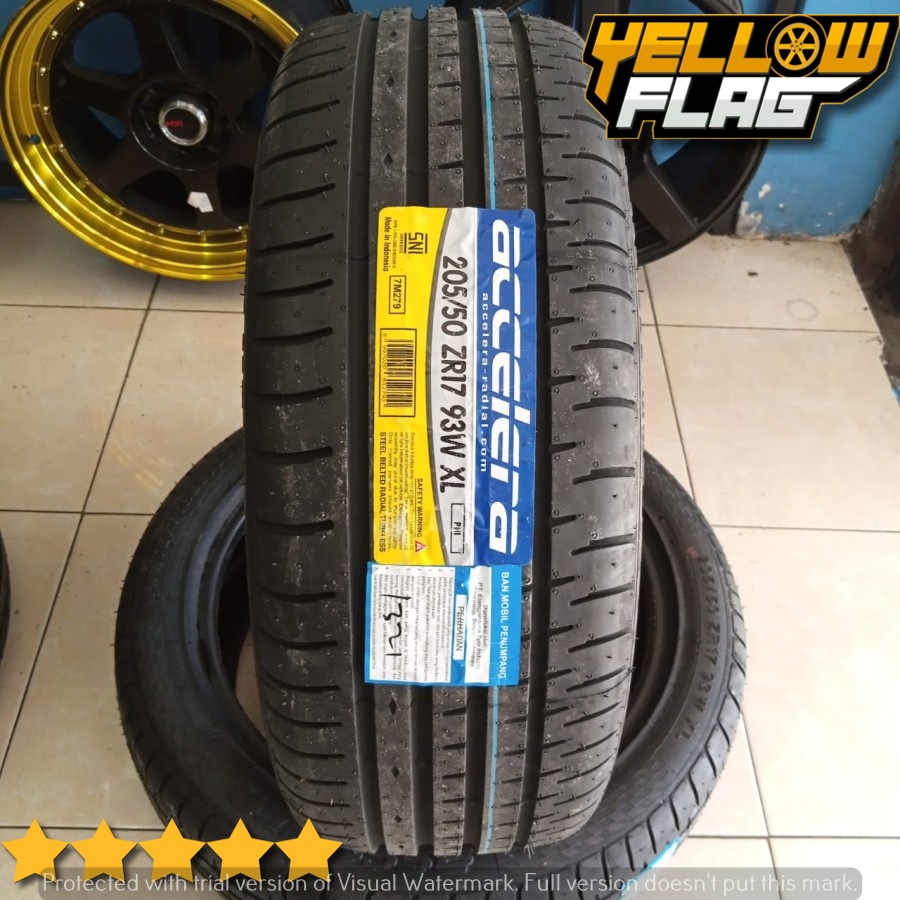 Jual BAN MOBIL Tubles 205 50 R17 ACCELERA PHI R RING 17 Tahun Terbaru Free Pentil Baru | Shopee ...