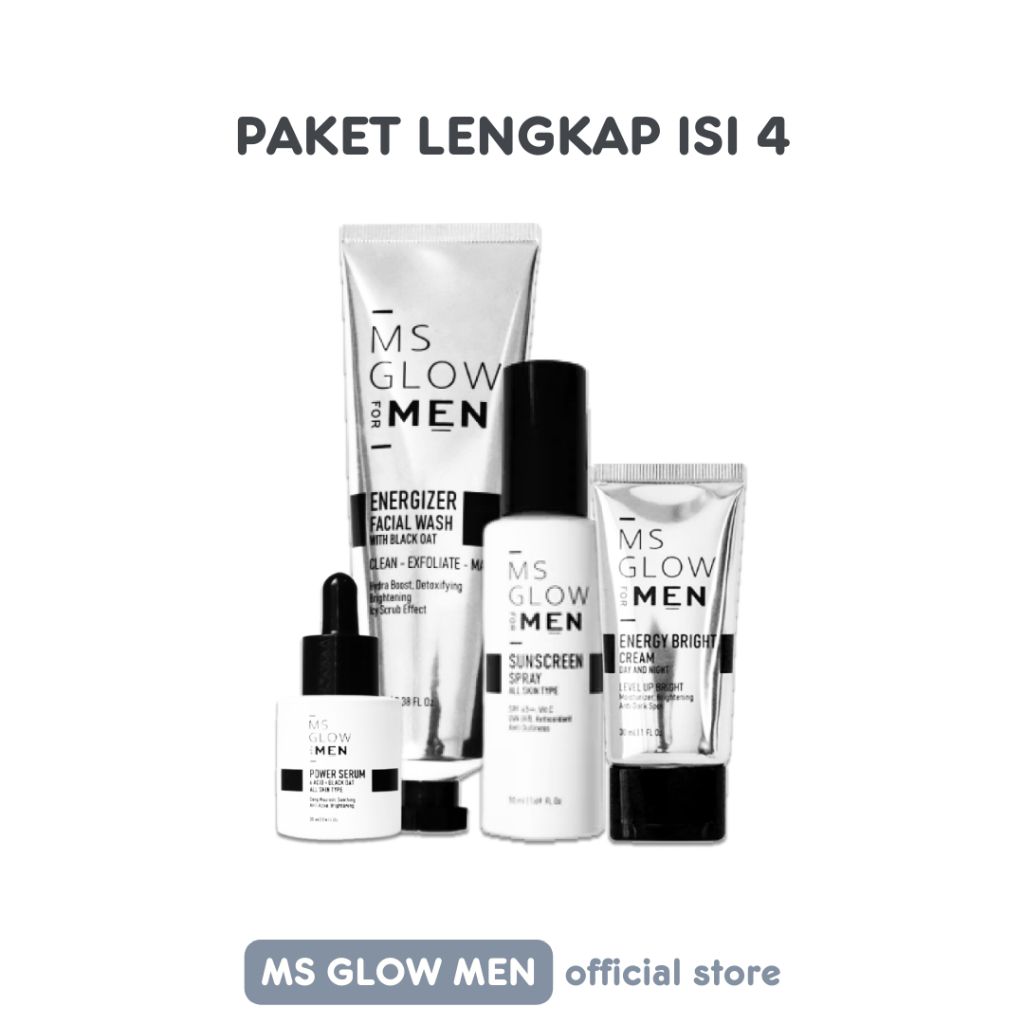 Jual MS Glow For Men Original Paket Lengkap / MS Glow Men Ecer Facial ...