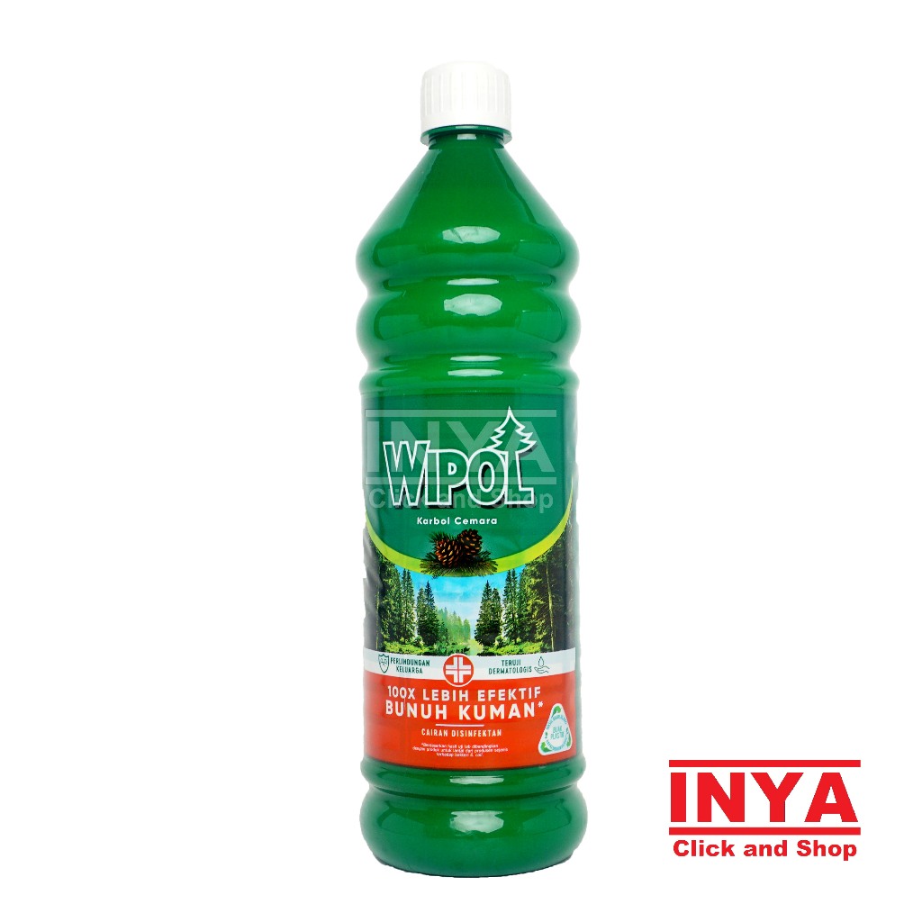 Jual WIPOL Karbol Cemara Cairan Disinfektan 750ml Botol - Pembersih ...