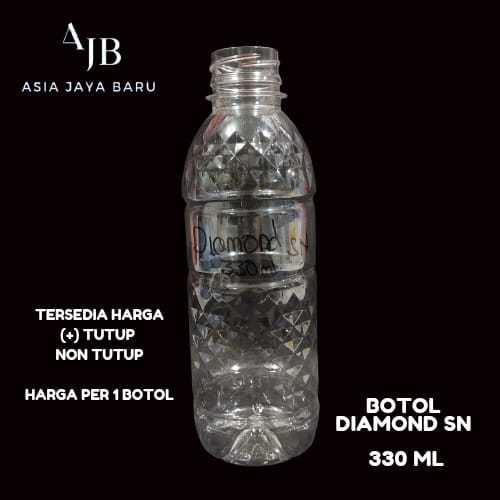 Jual - 10 PCS - Botol Plastik DIAMOND SN 330ml SN 12GR/ Botol Jelly ...