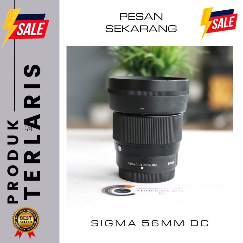 Jual LENSA SIGMA 56MM F1.4 LENSA FIX 56MM FOR FUJIFILM FULLSETT MULUS ...