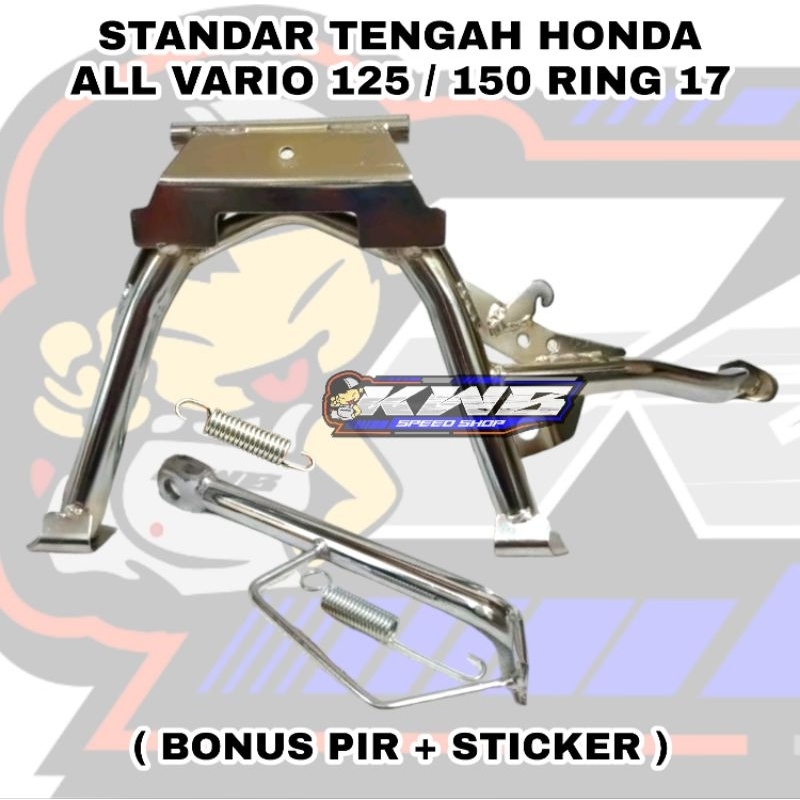 Jual Standar jagrak jagang tengah set samping pnp honda vario 125/150 kzr 2012 - 2017 honda ...