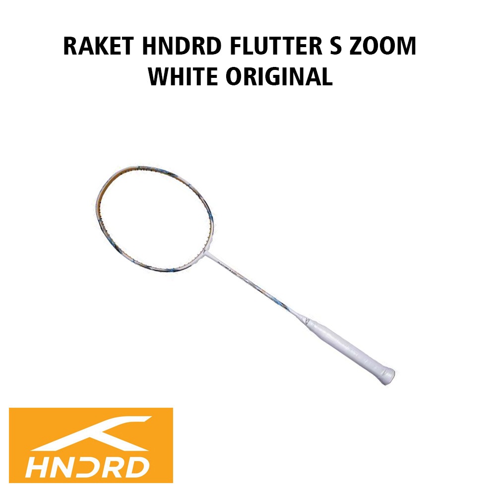 Jual Hundred Raket Badminton Bulutangkis Flutter S Zoom White | Shopee ...
