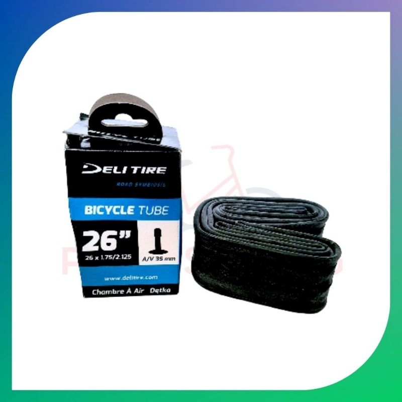 Jual Ban Dalam Sepeda Deli Tire Swallow Ukuran 26 x 1.75/2.125 F/V 35 MM | Shopee Indonesia