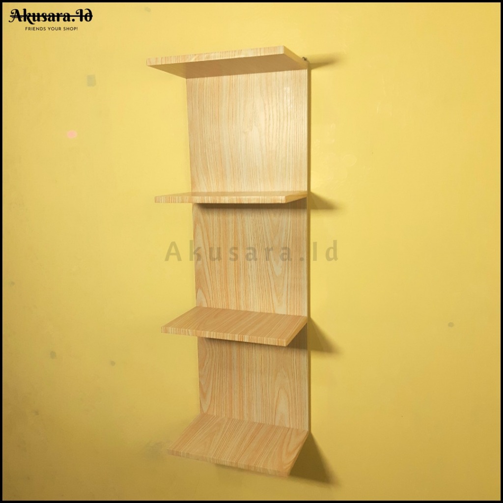Jual RAK DINDING MINIMALIS 4 TINGKAT RAK PRAKTIS || RAK GANTUNG SEKAT ...