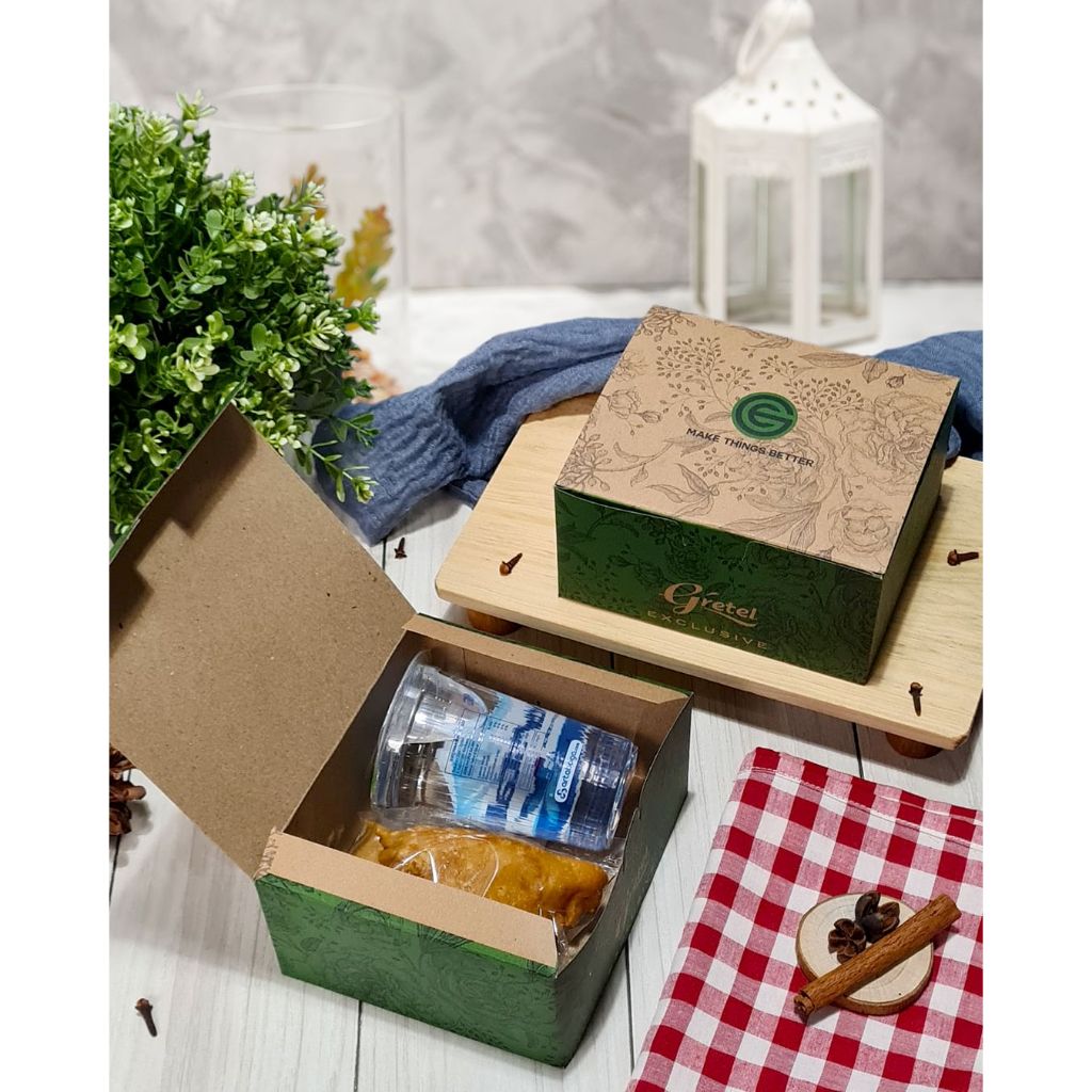 Jual Box Kardus Snack Kue 12x12 12x14 12x16 16x16 14x10 / Dus Kotak ...