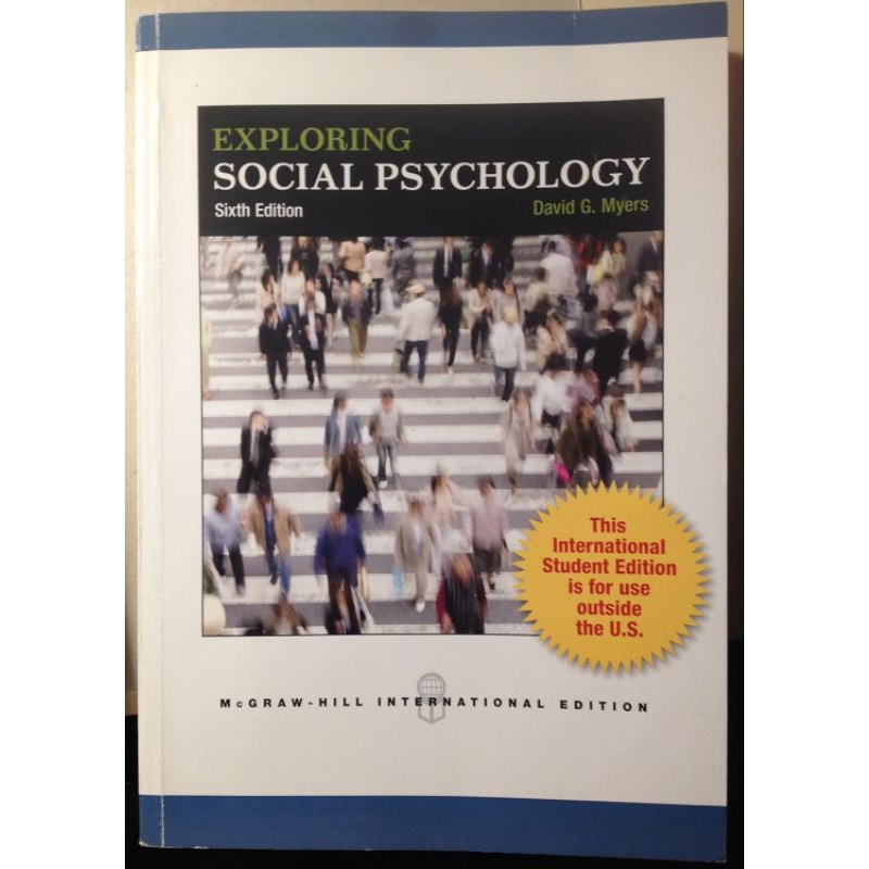 Jual ORIGINAL Exploring Social Psychology 6e - David G | Shopee Indonesia