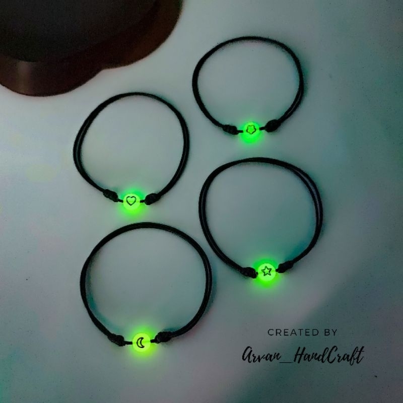 Jual Gelang Glow In The Dark Model Simbol / Gelang Menyala Dalam Gelap ...