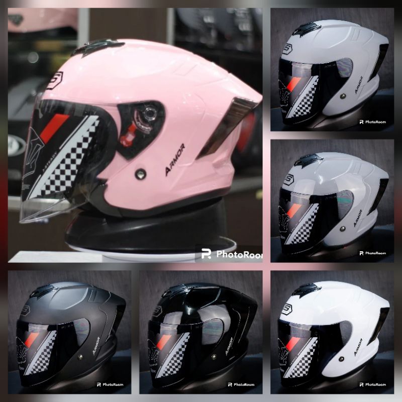 Jual helm js armor paket Termurah PINK PICH MODEL TERBARU / Helm JS ...