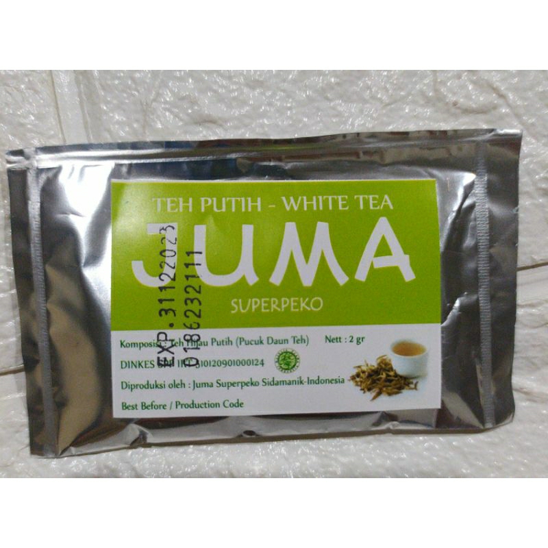 Jual TEH PUTIH WHITE TEA JUMA SUPERPEKO SIDAMANIK (2GR) | Shopee Indonesia