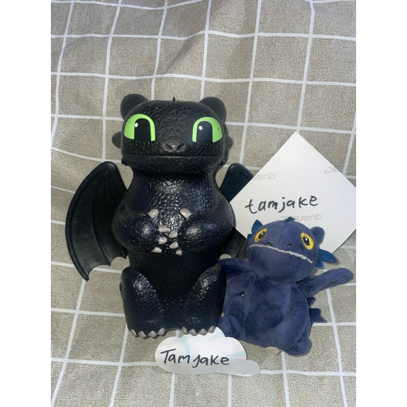 Jual tumbler toothless boneka night furry botol minum how to train your ...