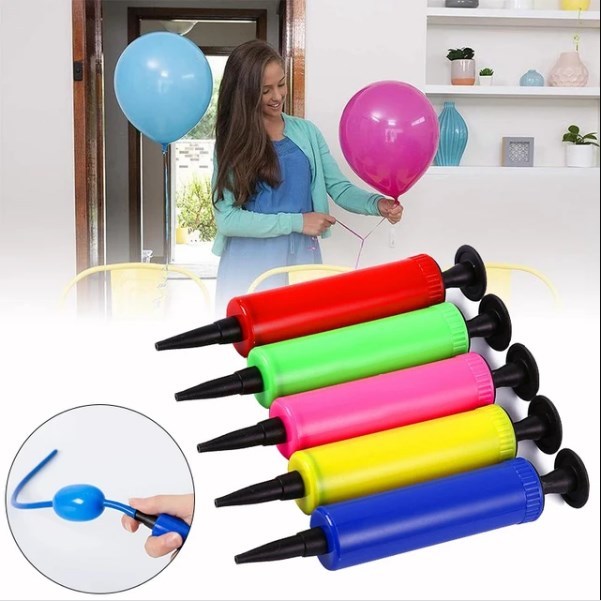 Jual Pompa Balon Tangan Manual Mini Portable Alat Tiup Angin Balon ...
