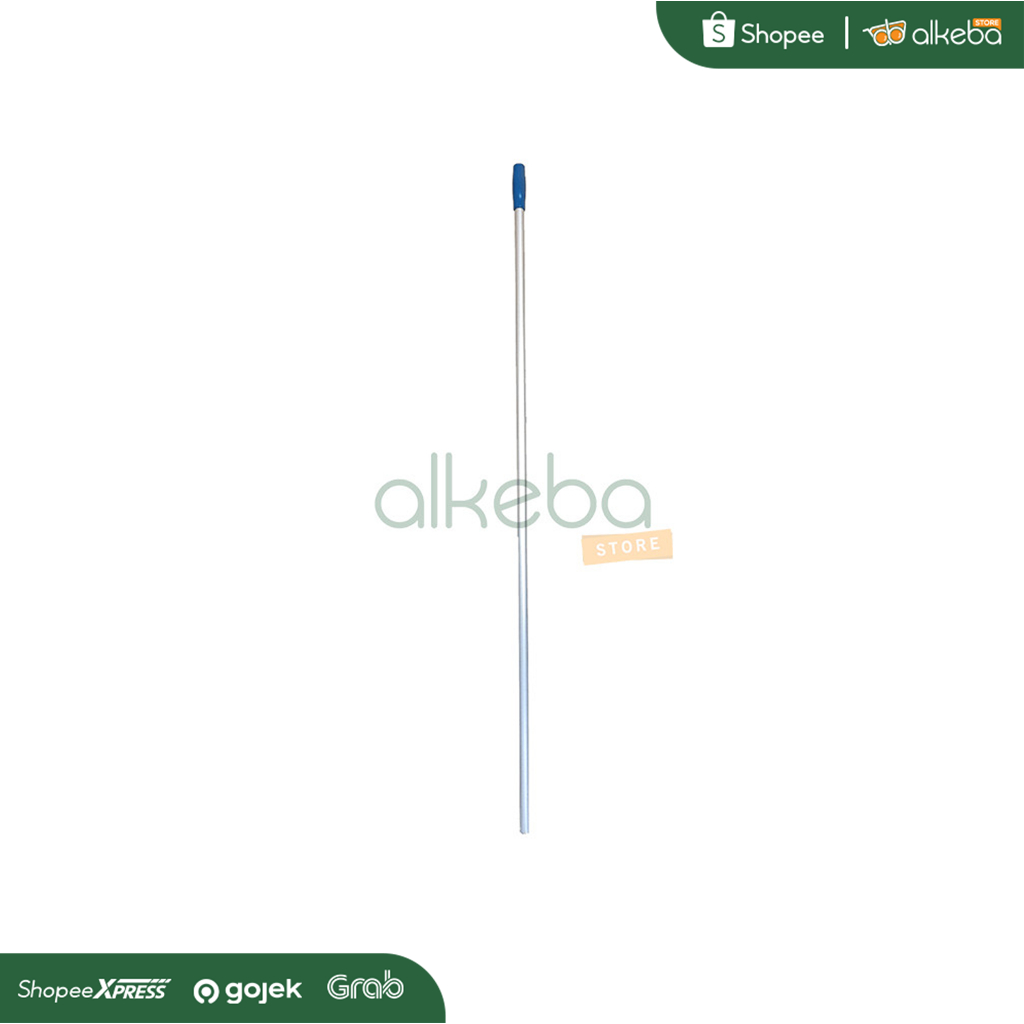 Jual Tangkai Alumunium + Hand Grip Biru / Stick Tongkat Mop Lobby ...