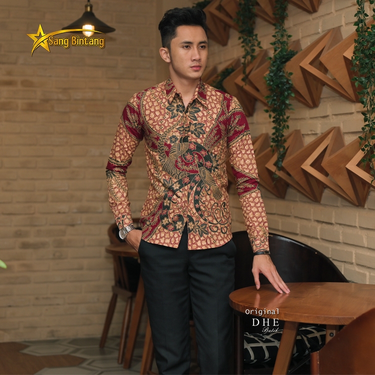 Jual Batik Pria Lengan Panjang Premium Lapis Furing Erro Asli Solo ...