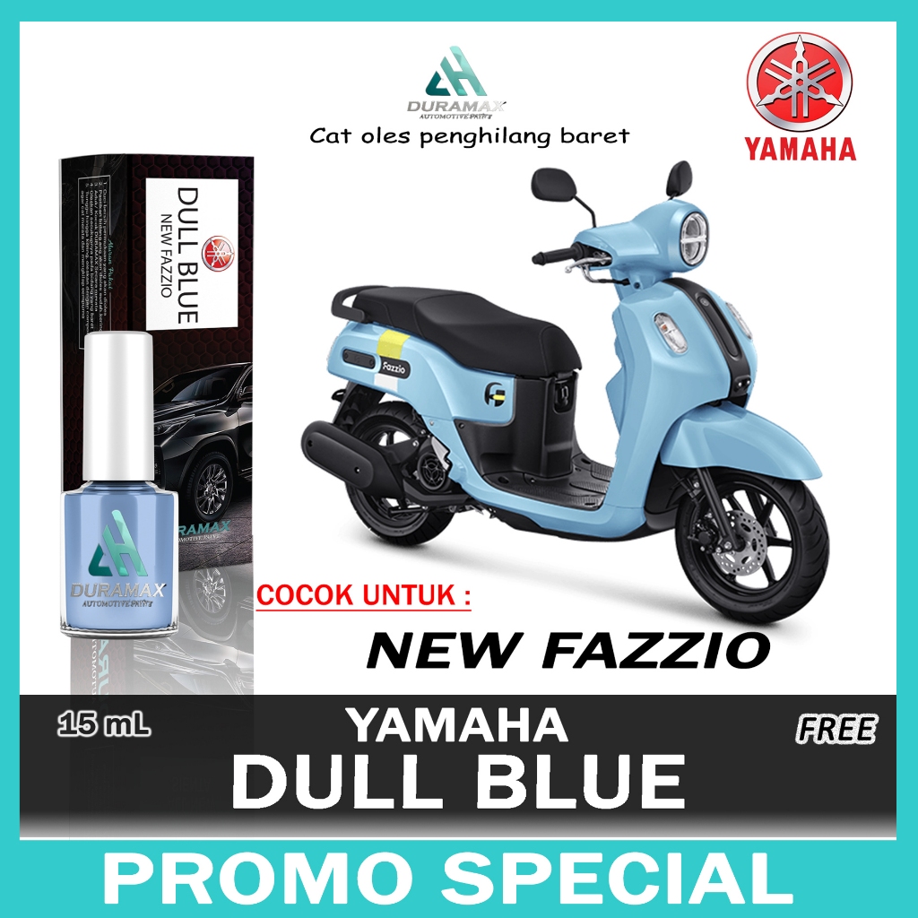 Jual CAT OLES PENGHILANG BARET MOTOR DULL BLUE - YAMAHA ALL NEW FAZZIO ...