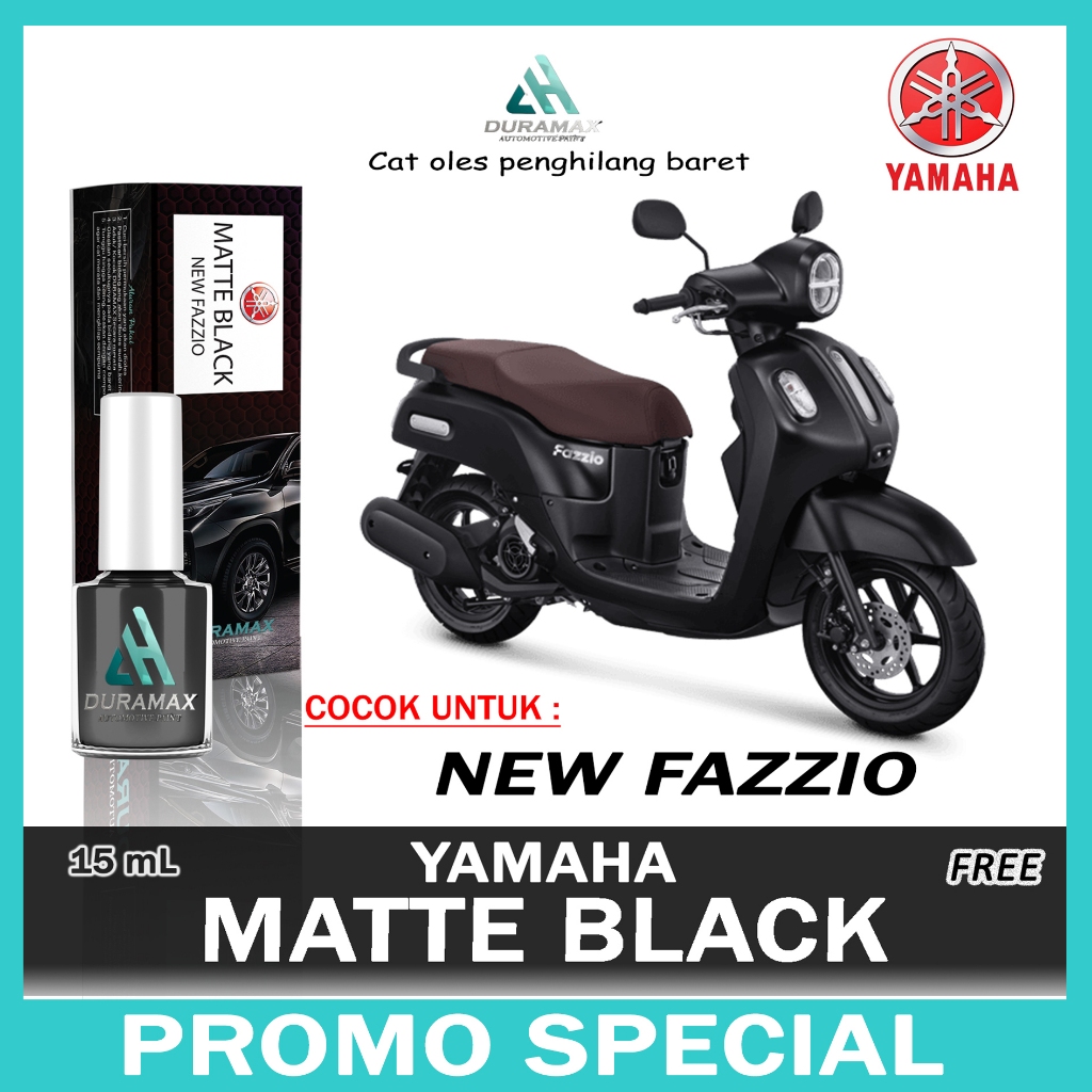Jual CAT OLES PENGHILANG BARET MOTOR MATTE BLACK - YAMAHA ALL NEW ...