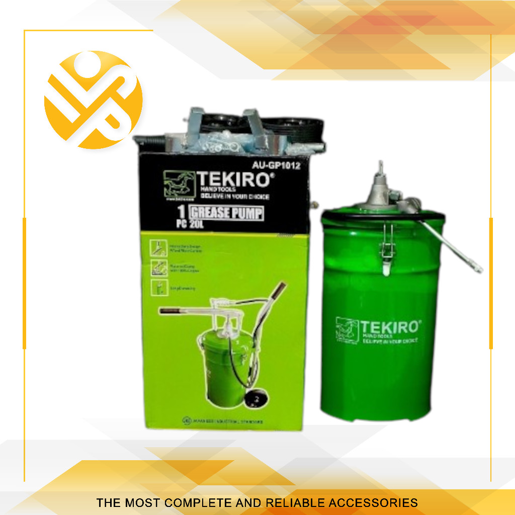 Jual TEKIRO Pompa Gemuk Drum Manual 20 Liter / Hand Grease Pump 20L Ltr ...