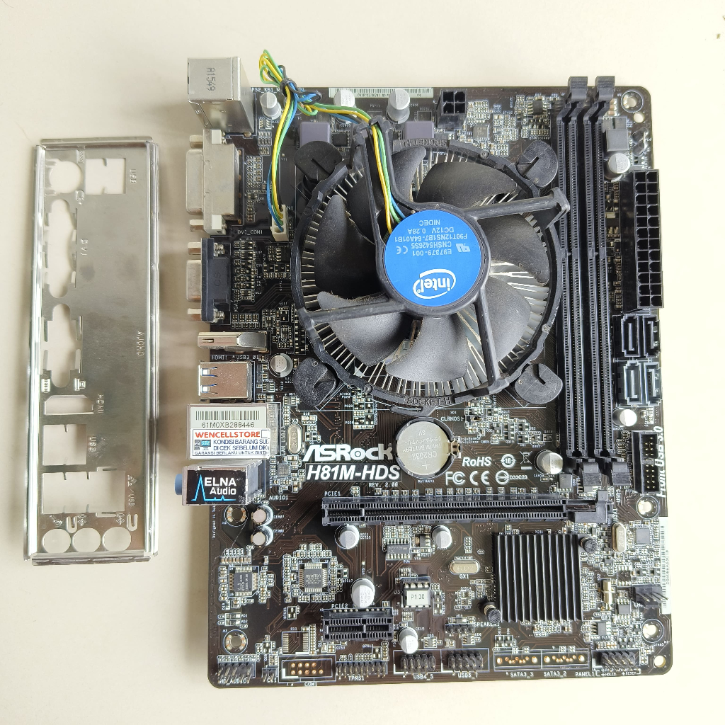 Jual MOBO ASROCK H81 + CORE I5 4590S 3.0GHZ + FAN LGA 1150 | Shopee ...