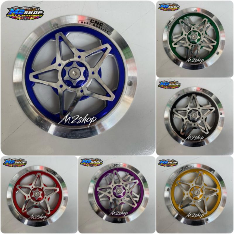 Jual COVER SPINNER KIPAS MOTIF BINTANG FULL CNC BES QUALITY ALUMUNIUM ...