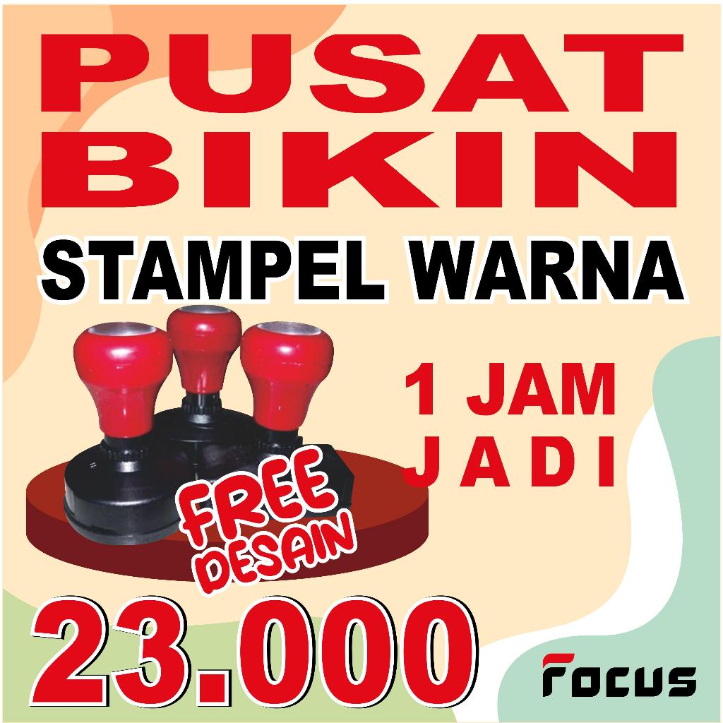 Jual Stampel Flash, Stampel Bulat, Merah Ukuran dari D 17 - D 51 ...