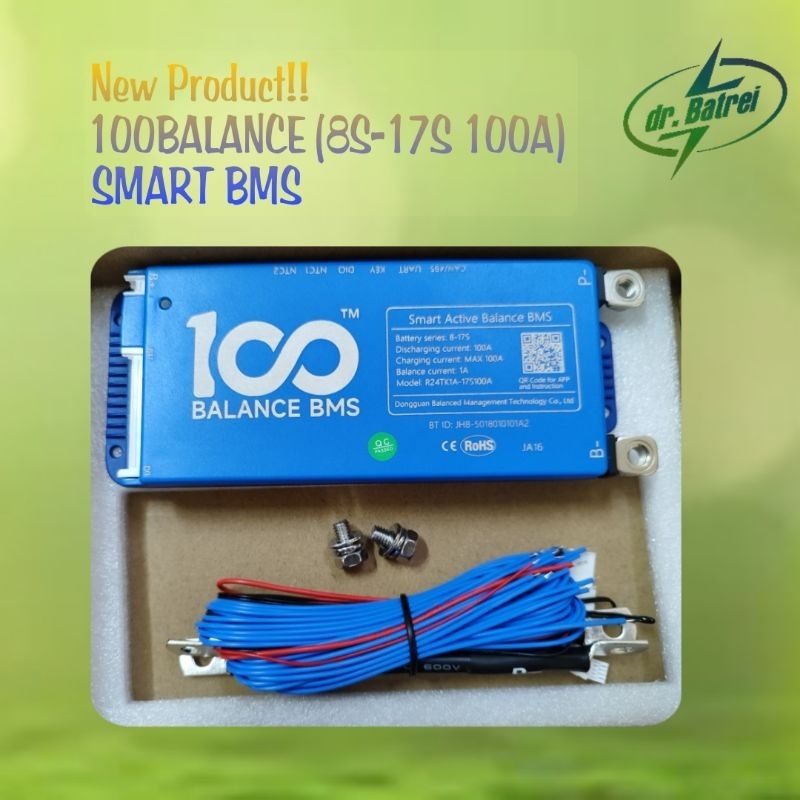 Jual Smart BMS Daly 100 active balancer lithium ion NCM/lfp4 (8s-17s ...