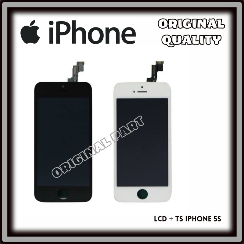 Jual Lcd +Ts Ipone 5s Fullset [ORIGINAL OEM QUALITY] | Shopee Indonesia